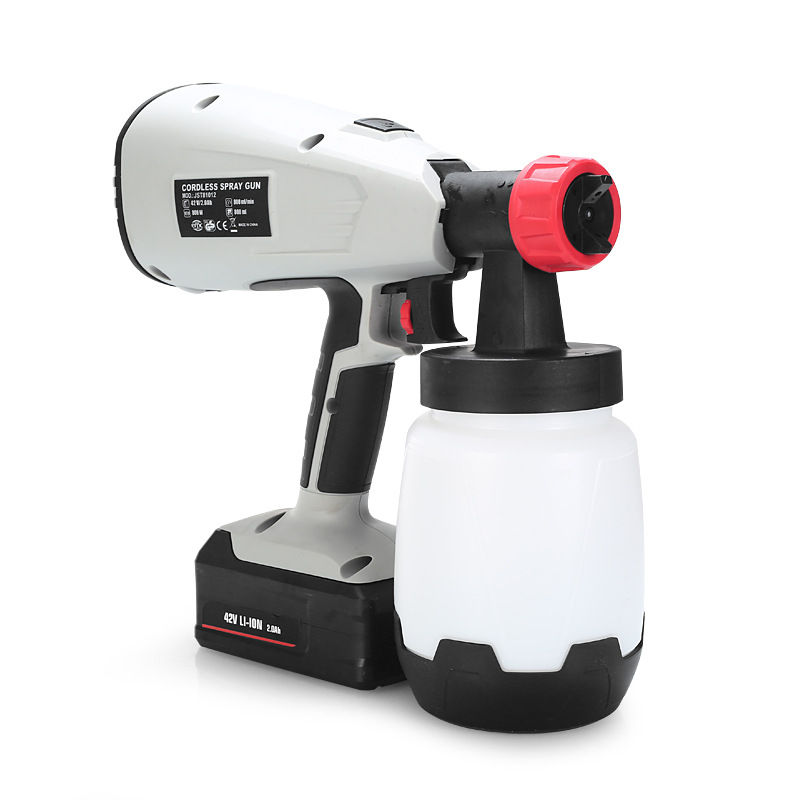 Newly upgraded handheld lithium battery spray gun 42V high voltage ...